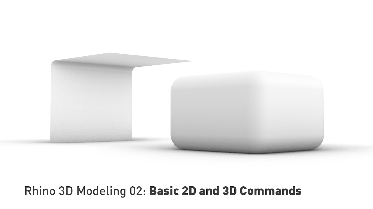 Rhino Basic Tutorial 02
