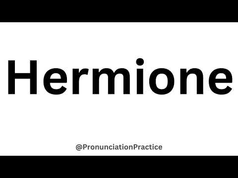How to Pronounce Hermione CORRECTLY
