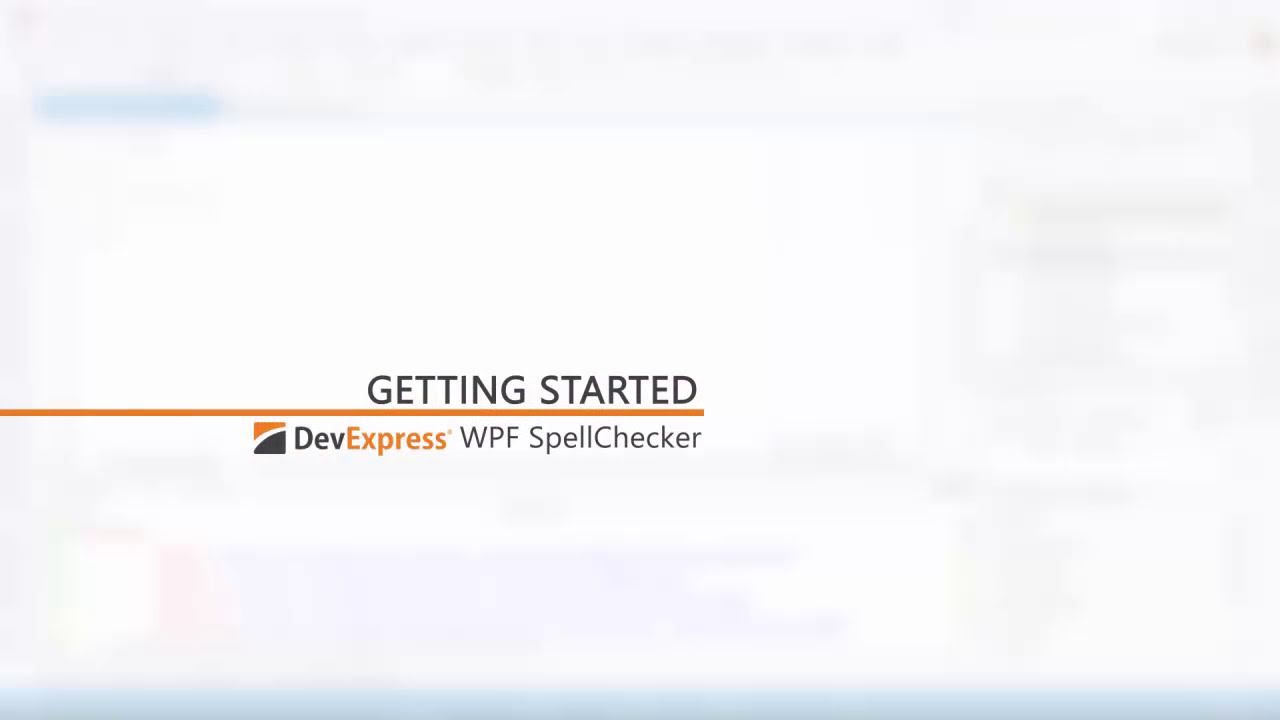 WPF Spell Checker - Getting Started