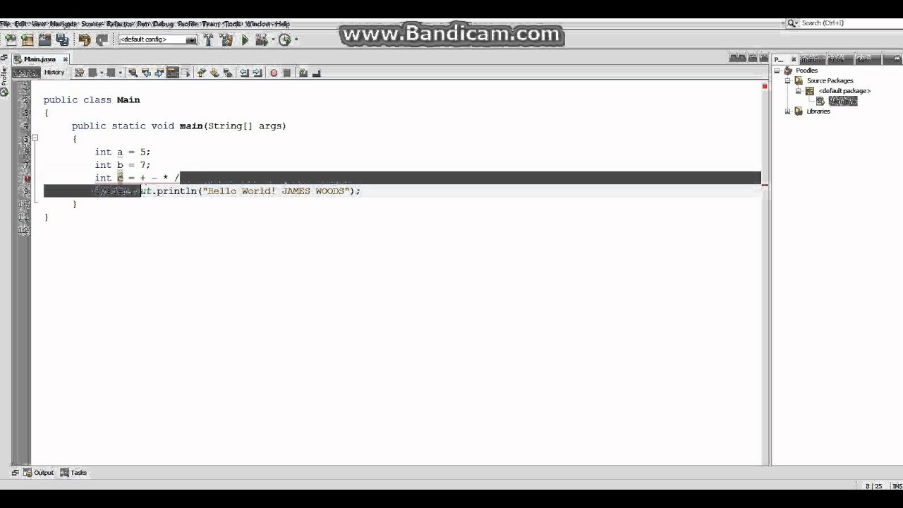 Basic Java Development Tutorial 2: Variables, Math, and String Concatenation