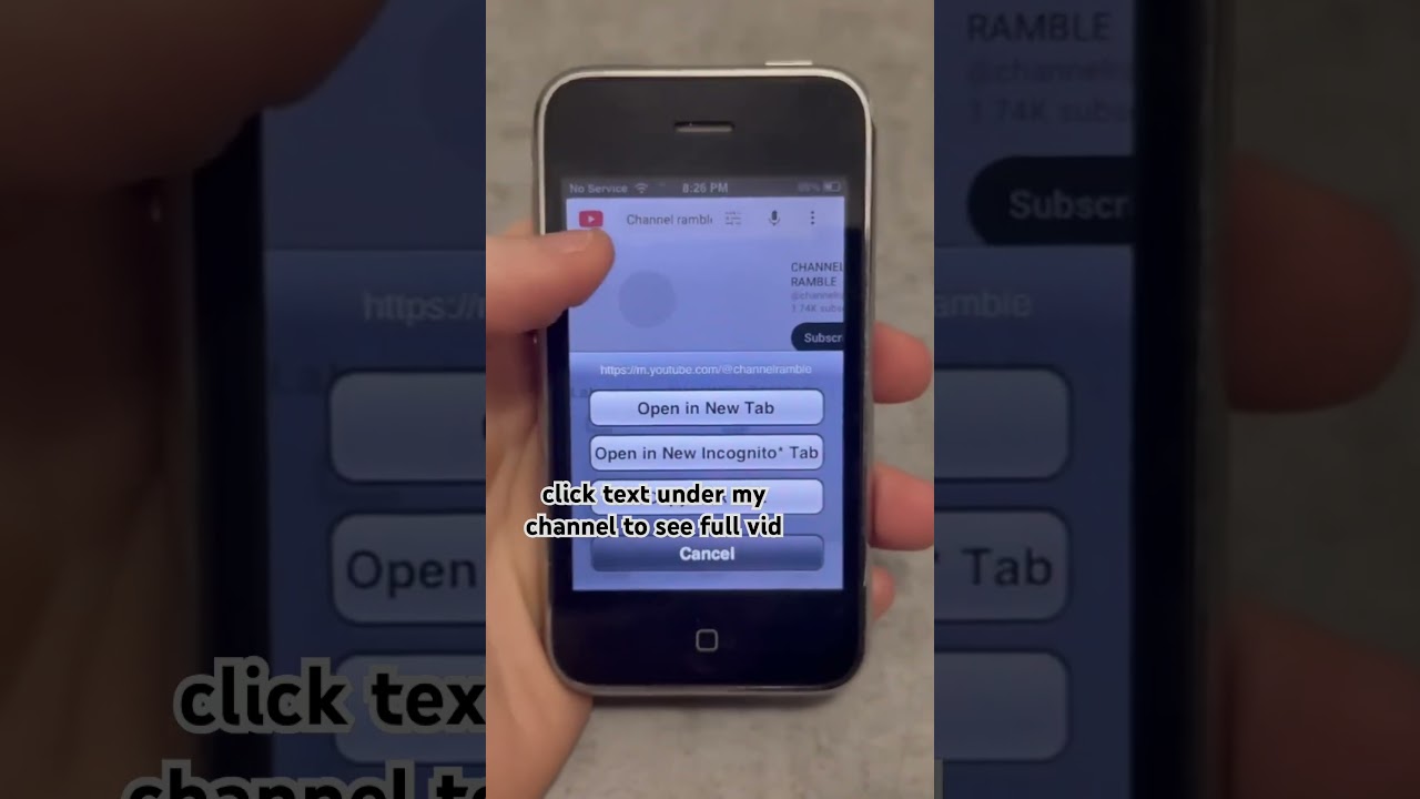 YouTube on the iPhone 3GS 💣