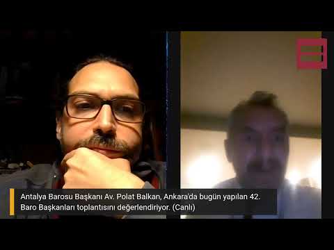 (CANLI) Antalya Barosu Başkanı @polatbalkan, 42. Baro Başkanları toplantısını değerlendiriyor.