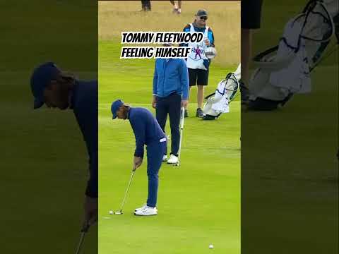 Tommy Fleetwood bringing the moves on the green!πΊβ³! #golf #pga #tommyfleetwood #brysondechambeau