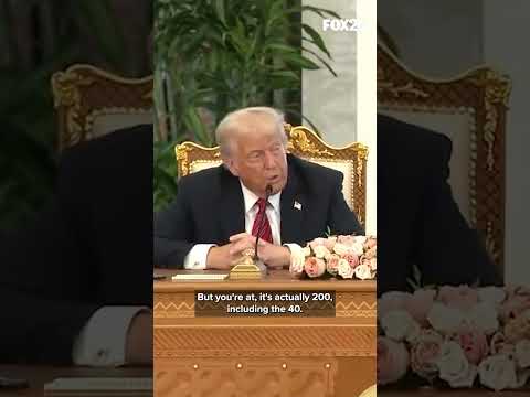 President Trump announced a $200 billion deal where Qatar will buy airplanes from Boeing