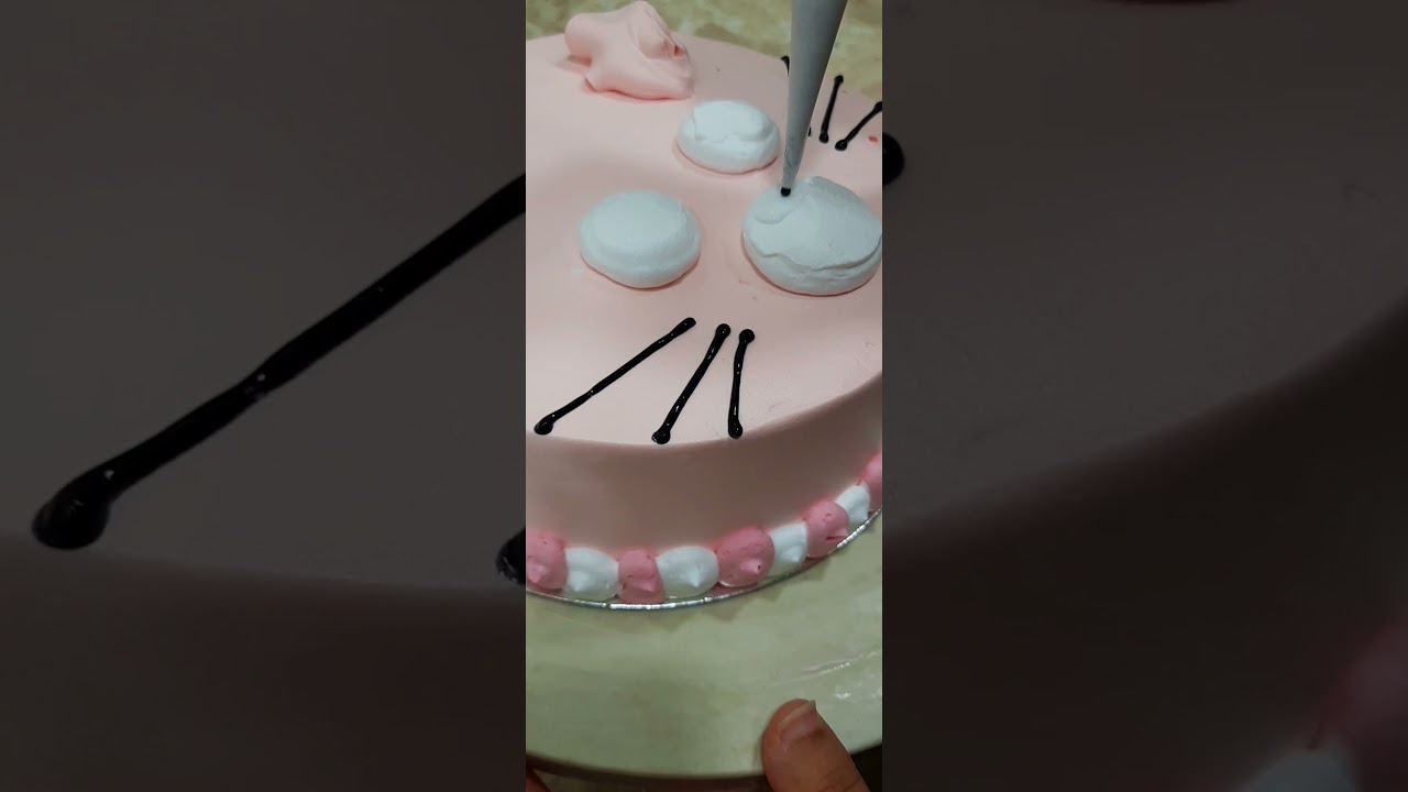 Pink Cat Cake | Pink theme | Birthday Cake for girls | Cake decorating Tutorial | Life with Faizan