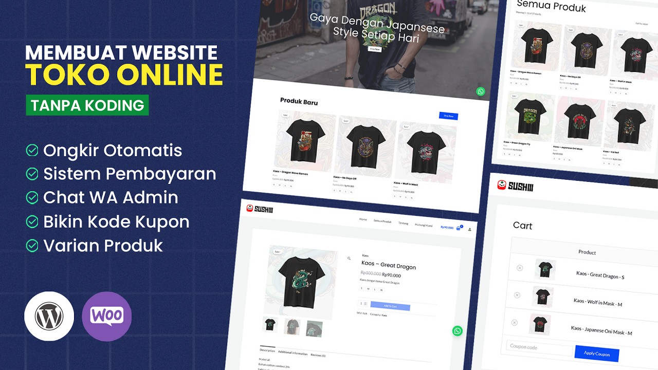 Cara Membuat Website Toko Online dari 0 Sampai Bisa Jualan (Tanpa Koding) - WordPress Tutorial