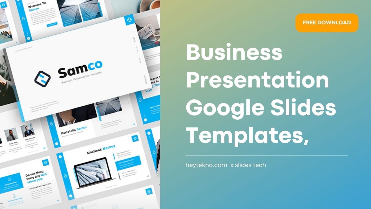 🔴Business Presentation Google Slides Templates,