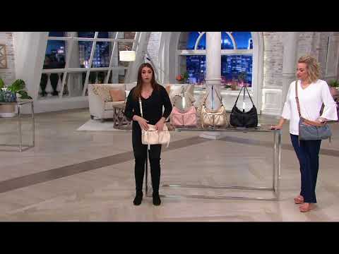 Aimee Kestenberg Pebble Leather Convertible Hobo- Dallas on QVC ...