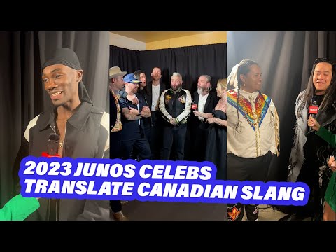 2023 Junos Artists Translate Canadian Slang