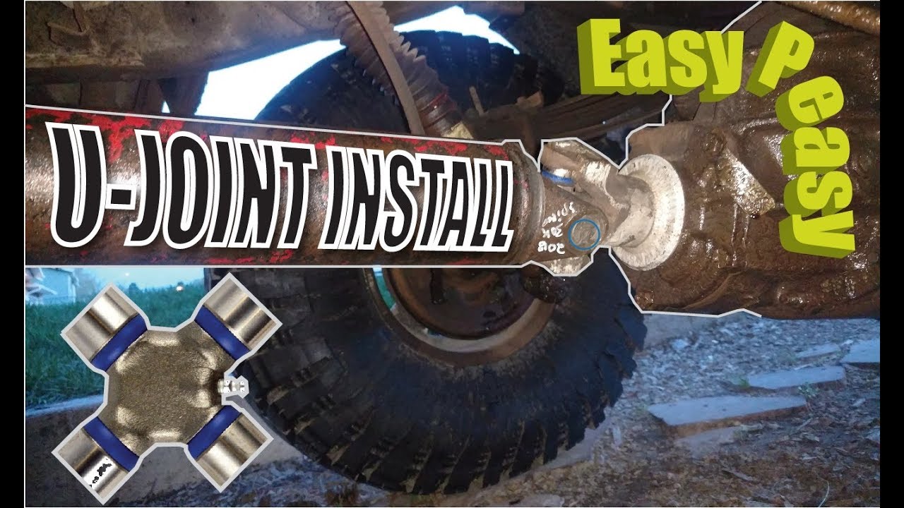 How to replace U joints with no special tools