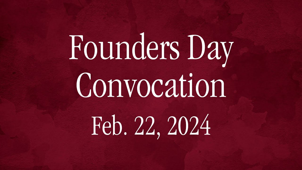 Founders Day Convocation 2024