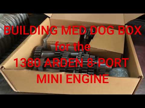 MED Dog Box Gearbox Build for Arden 8-Port Mini Engine in the Fisher Spyder
