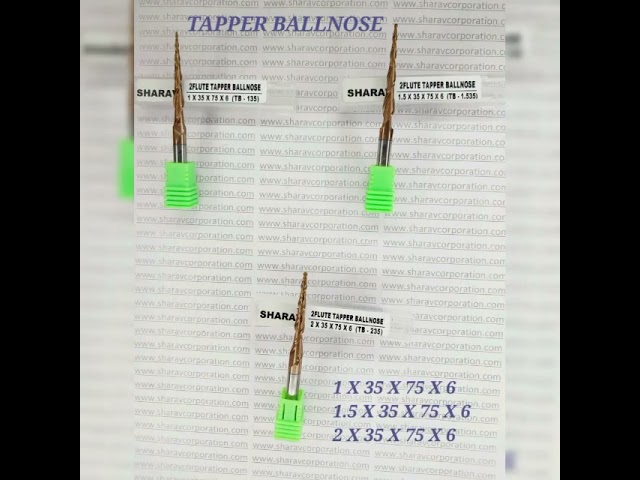 Wood Carving Cnc Router Carbide Solid Bit - Corn Bit 6mm Manufacturer ...