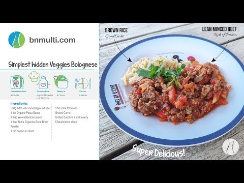 SIMPLE HIDDEN VEGIES BOLOGNESE #Bariatric recipes