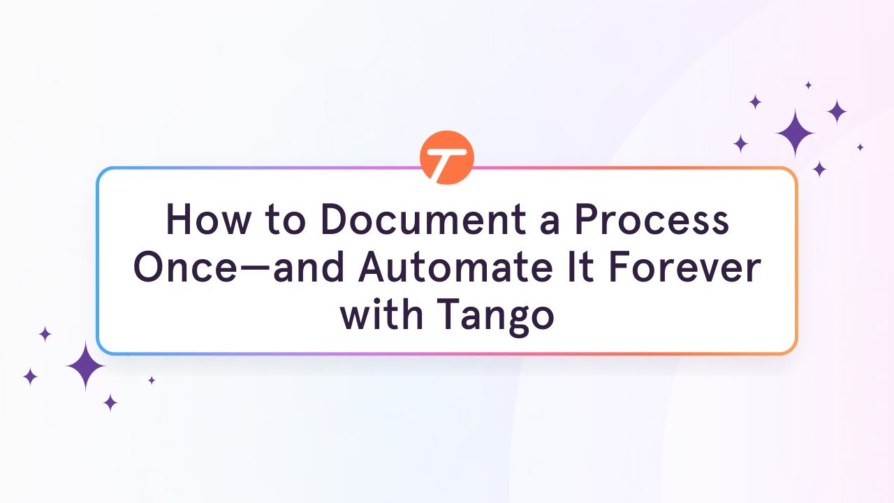 Learn how to capture, share and automate your process in seconds with Tango ai.