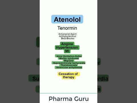 Atenolol  - Tenormin -  In a nutshell