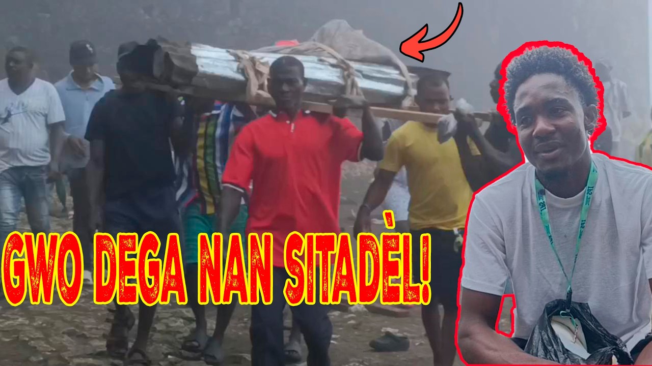 IMAJ CHÒK! Men videyo kote y ap ranmase yon pakèt moun ki mouri nan sitadèl