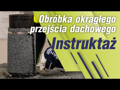 Obróbka okrągłego przejścia dachowego. Instruktaż.