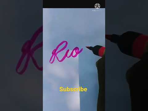 ✍️✍️✍️comment your name writing/ rion#shorts