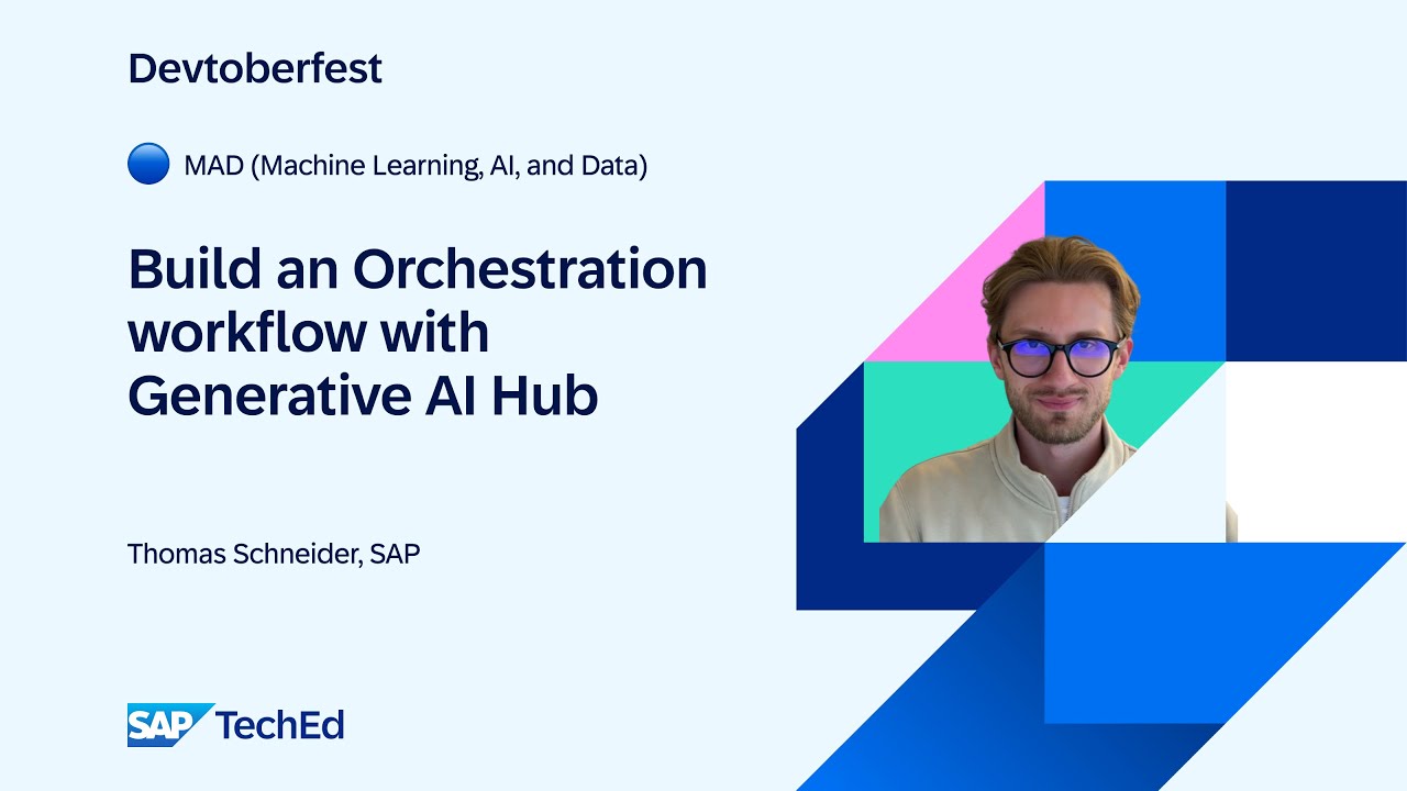 🔵 Build an Orchestration workflow with Generative AI Hub