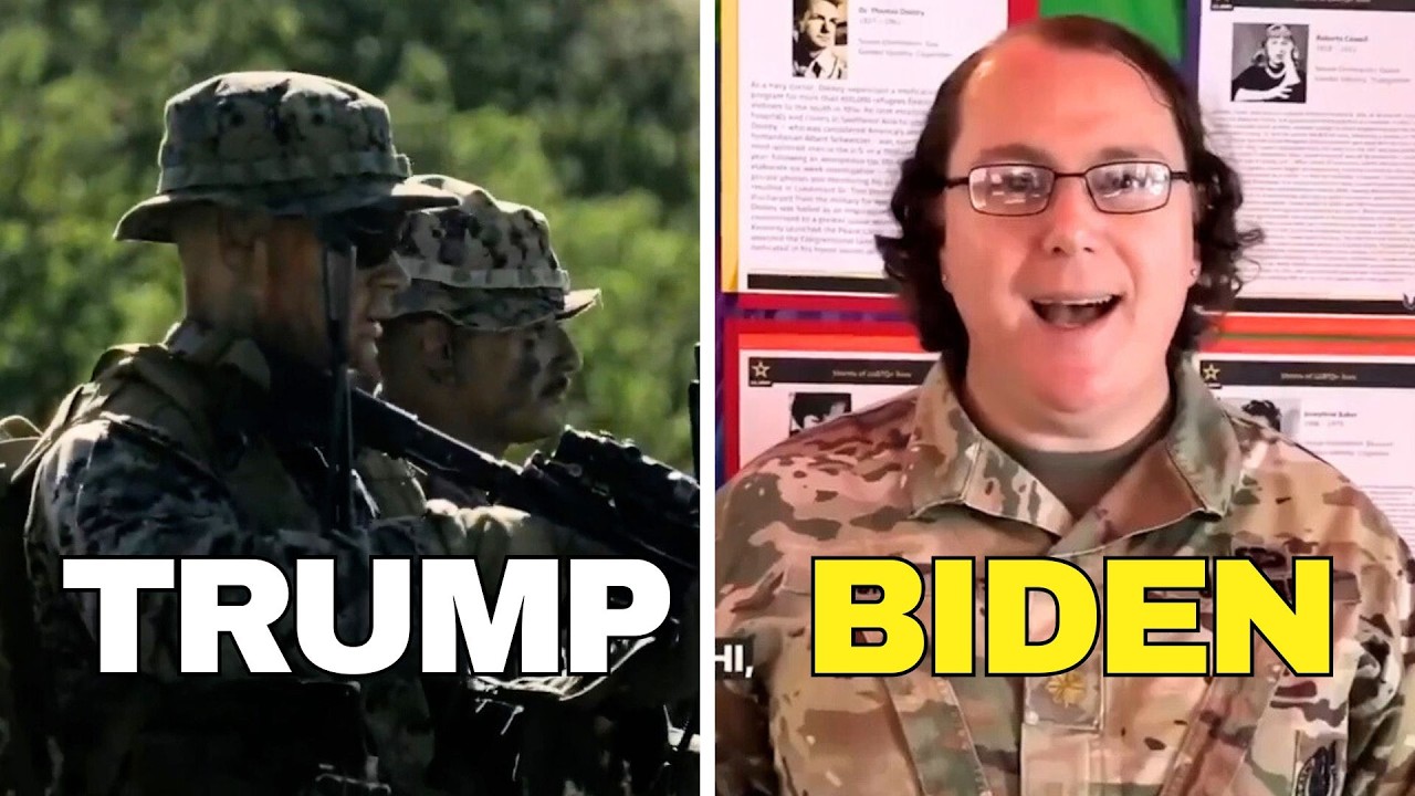 Trump's Military Ads VS. Biden's