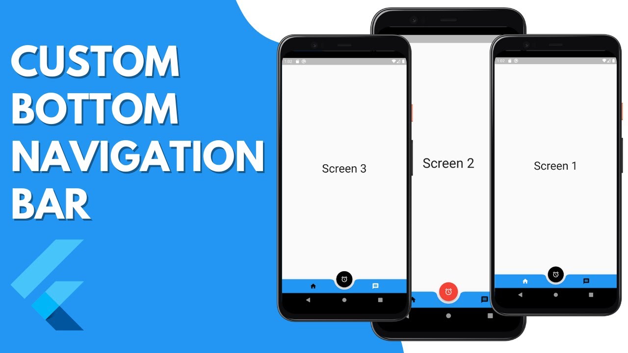 Bottom Navigation Bar in Flutter | Step by Step Tutorial