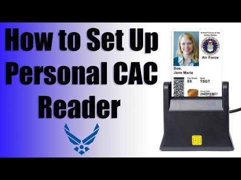 How To Set Up ANY CAC Reader For Windows/Google Chrome | Zoweetek CAC Reader 12026-3