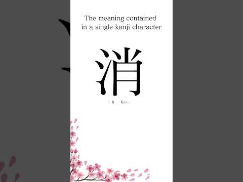 The meaning contained in a single kanji character part232 #japanese #kanji #tatoo