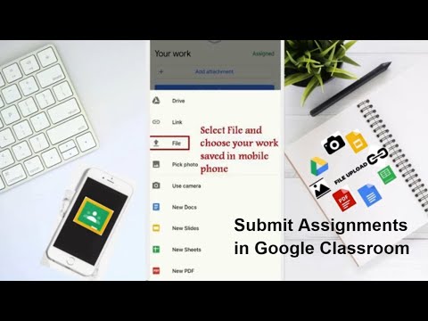 How to Submit Assignment in Google Classroom | Mobile Phone | Students View