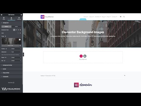 How To Add Background Images In Elementor WordPress Plugin?