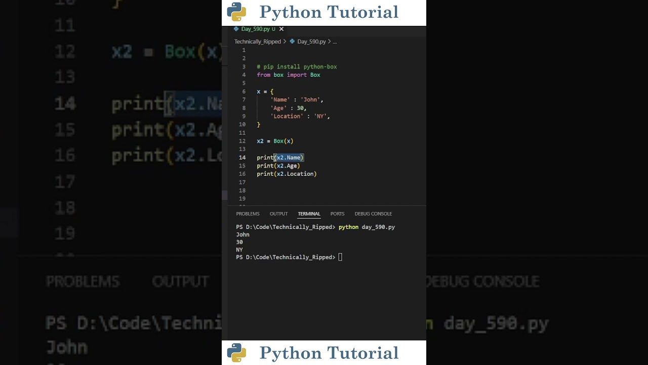 Simplifying Python Dictionaries Using Box | Python Tutorial