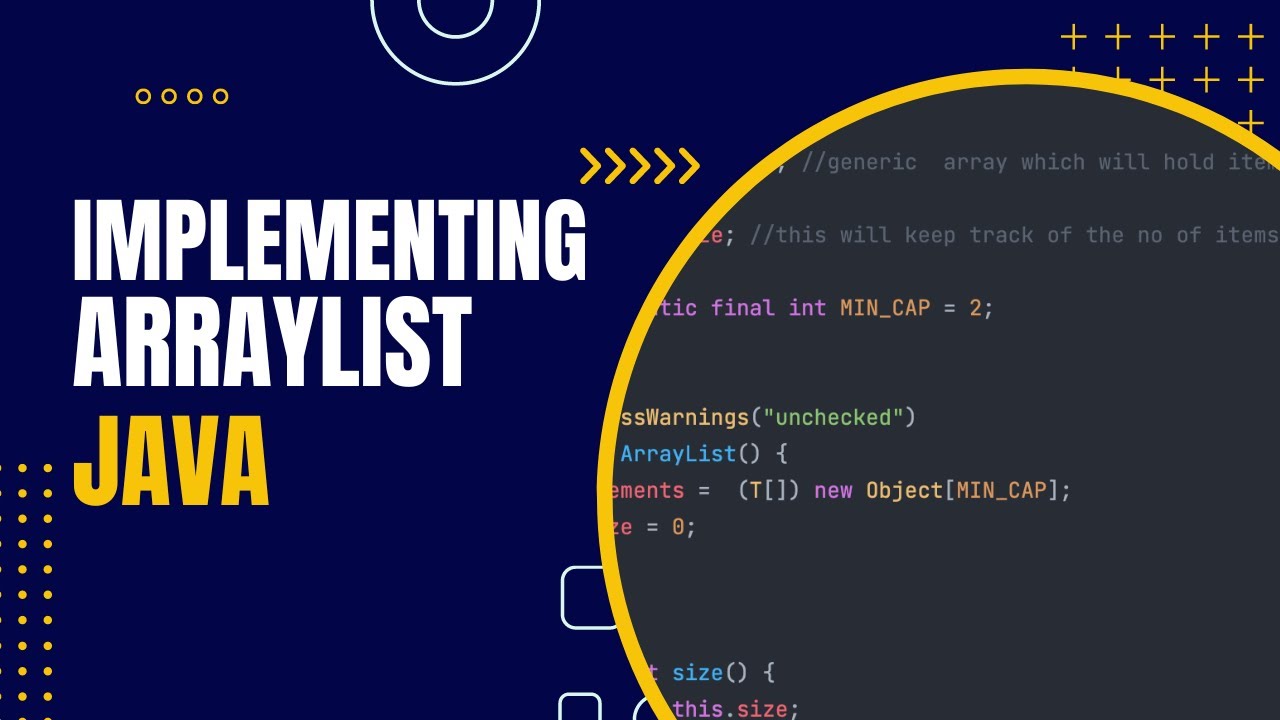 Implementation of ArrayList | Java (Part 1)