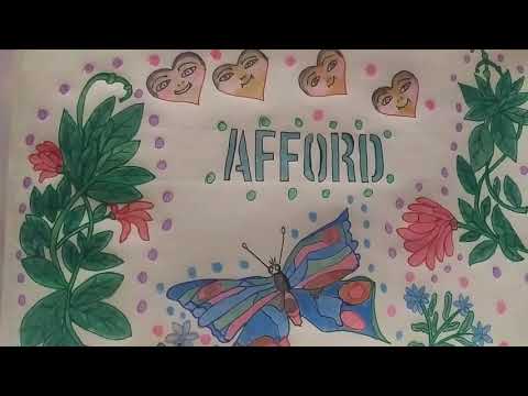 The Word Afford