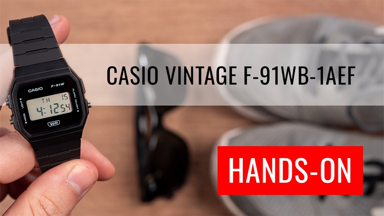 HANDS-ON: Casio Vintage F-91WB-1AEF