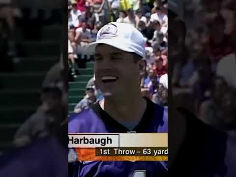 TB to Jim Harbaugh and the 1998 QB Challenge #probowl
