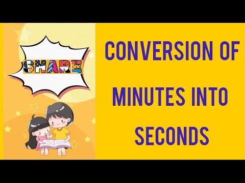 conversion of minutes into seconds:learning maths with faiza class 4