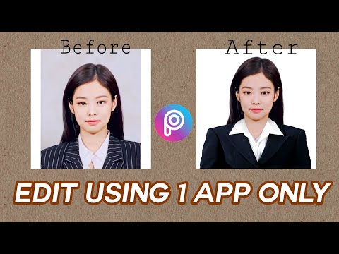 How To Edit Your Own ID Picture with Formal Attire | PICSART | EASIEST WAY