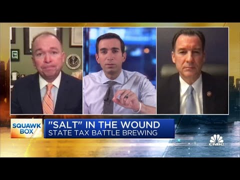 Former OMB director Mick Mulvaney and Rep. Tom Suozzi debate SALT deductions