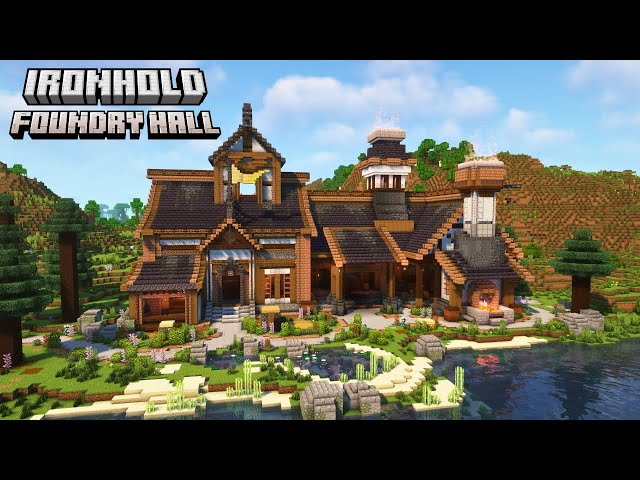 ⚒️ Ironhold Foundry Hall - Blacksmith Base Download & Tour Minecraft Map
