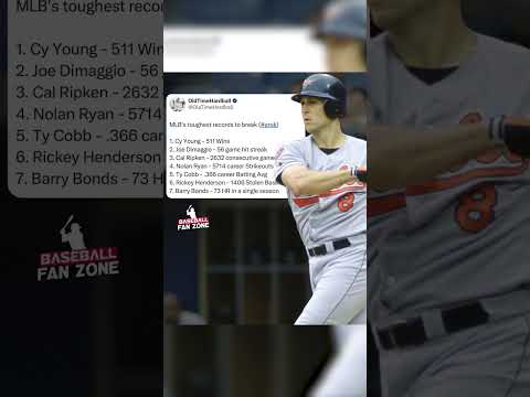MLB records that COULD be broken #mlb #baseball #records