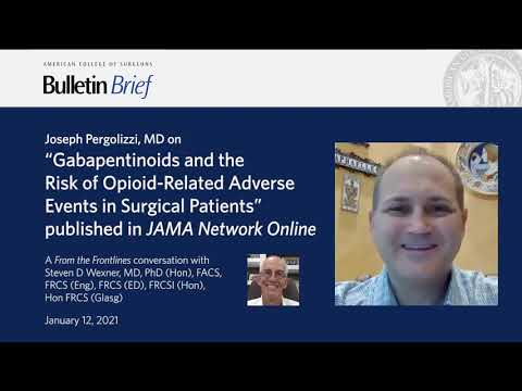 Joseph Pergolizzi, MD, on Gabapentinoids and Opioids for Postoperative Analgesia