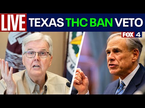 LIVE: Texas THC Ban Vetoed - Lt. Gov. Dan Patrick responds | FOX 4 News
