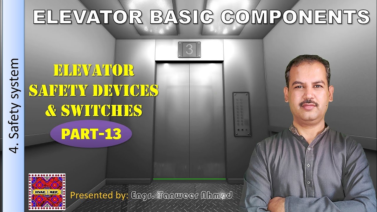 Elevator Safety Devices and Switches | Elevator Basic Components Part 13 in Urdu