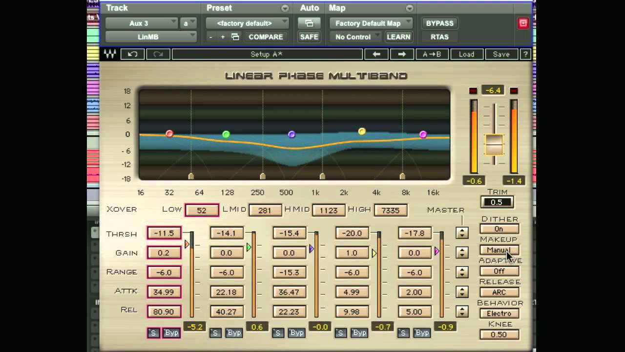 Waves Linear Multiband Compressor Tutorial Pt 2