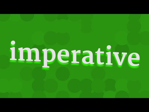IMPERATIVE pronunciation • How to pronounce IMPERATIVE