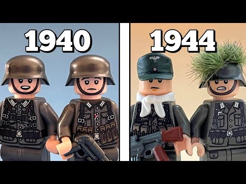 All WW2 German Heer Uniforms in LEGO