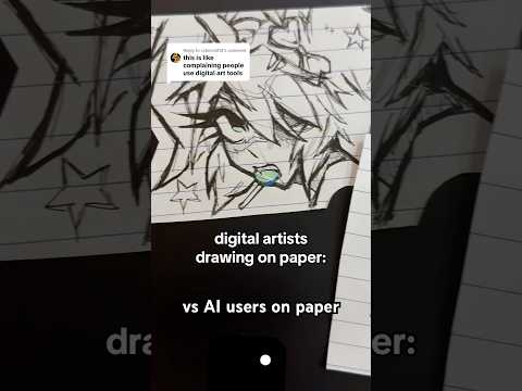 DIGITAL artists vs AI prompters on paper