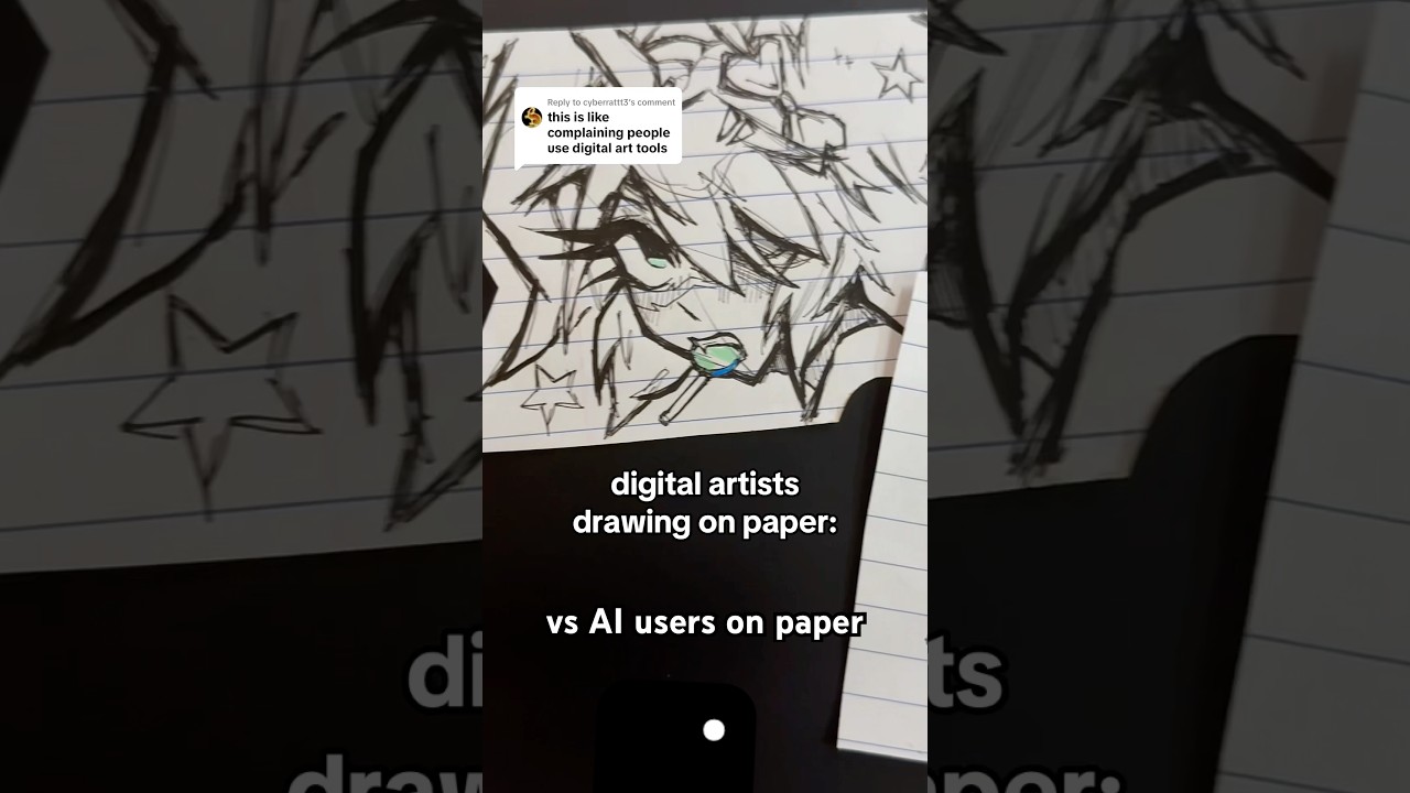 DIGITAL artists vs AI prompters on paper