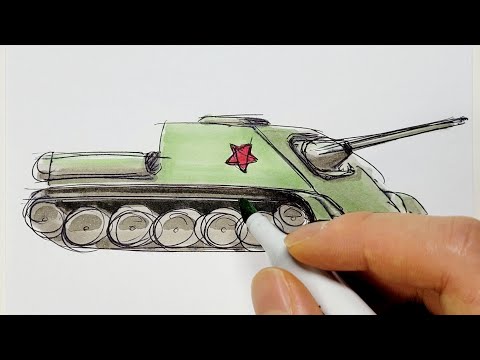 #8. Tank coloring 45 sec. / 👉Unboxing Factory