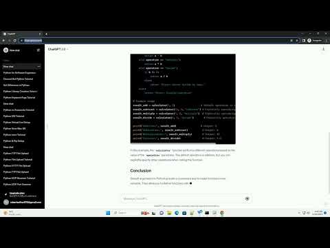 example of default argument in python